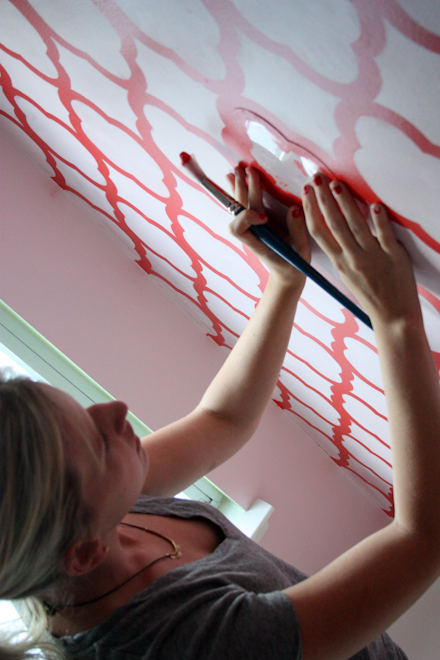 Raechel Myers | giant wall stencils and a happy dance